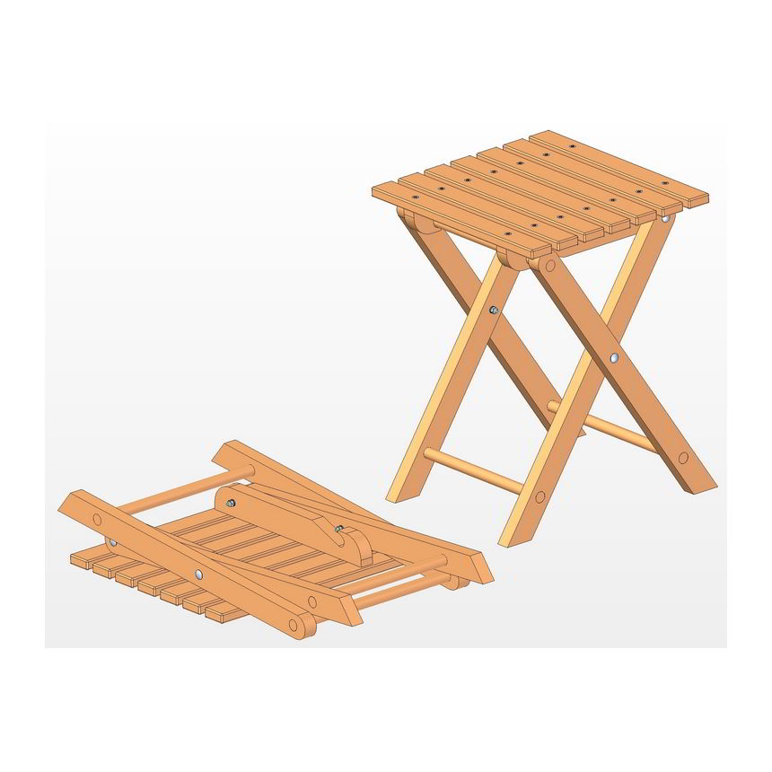 Folding Stool Plan Folding Stool Plan